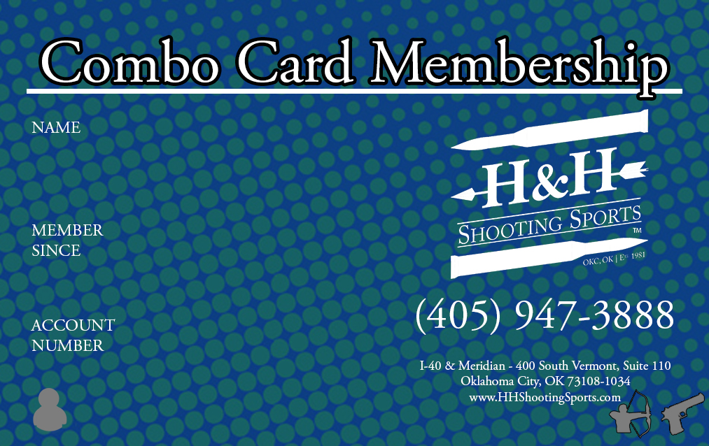 Single Combo Card Membership at H&H Shooting Sports