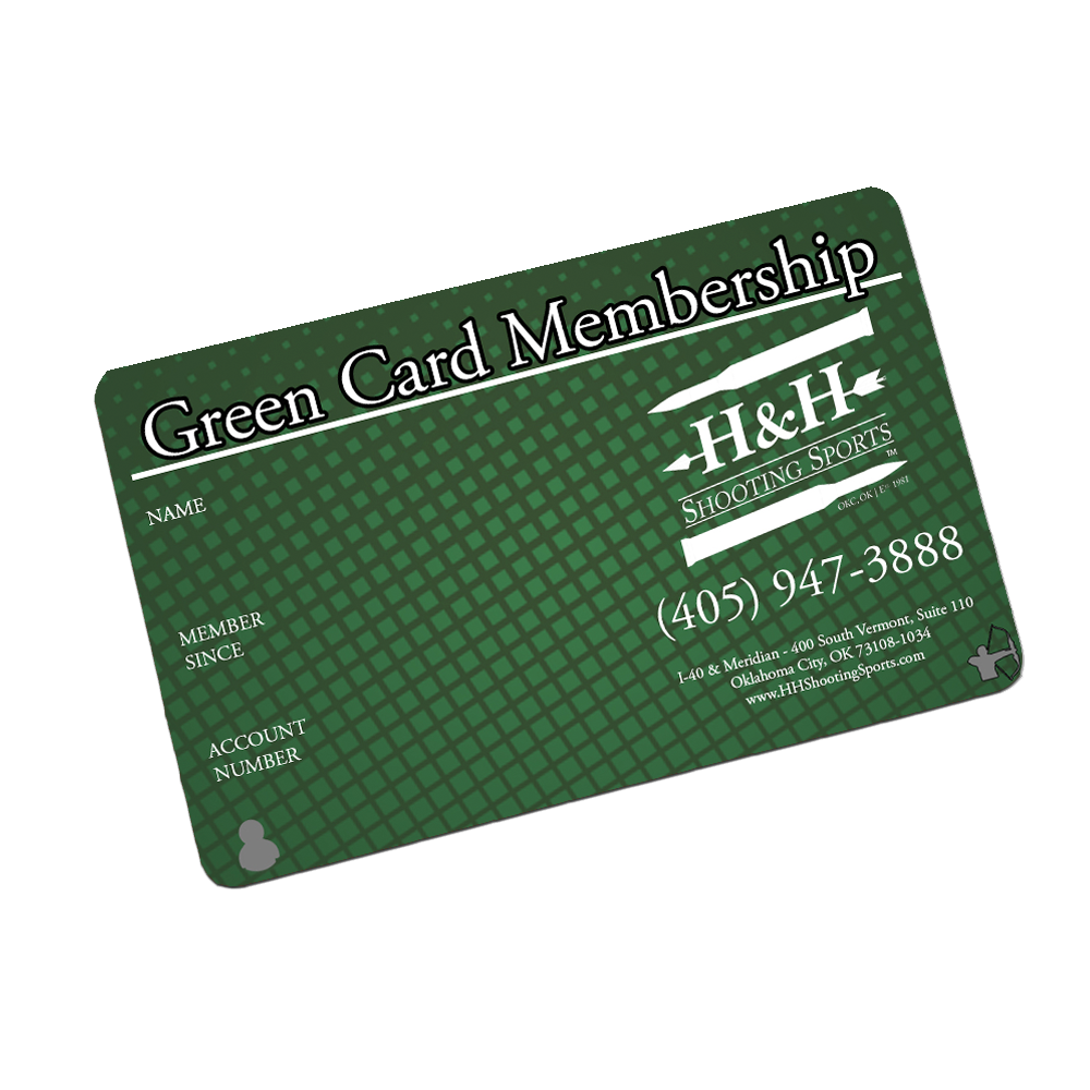 Single Green Card Membership at H&H Shooting Sports